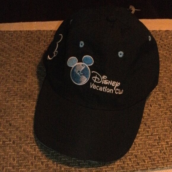 Disney | Accessories | Disney Vacation Club Dvc Baseball Hat Cap Black ...